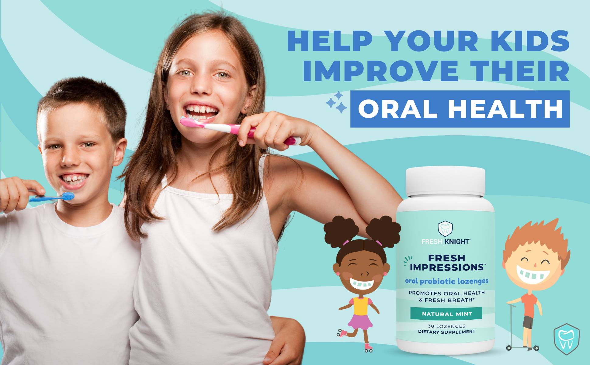 Fresh Impressions - Mint Oral Probiotic Lozenges – FreshKnight