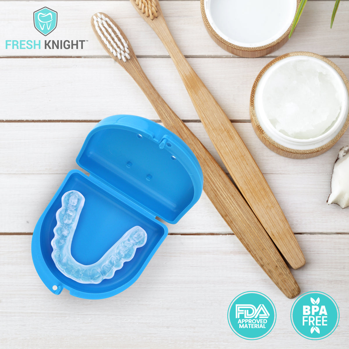 2 Pack: Sky Blue Retainer Case – FreshKnight