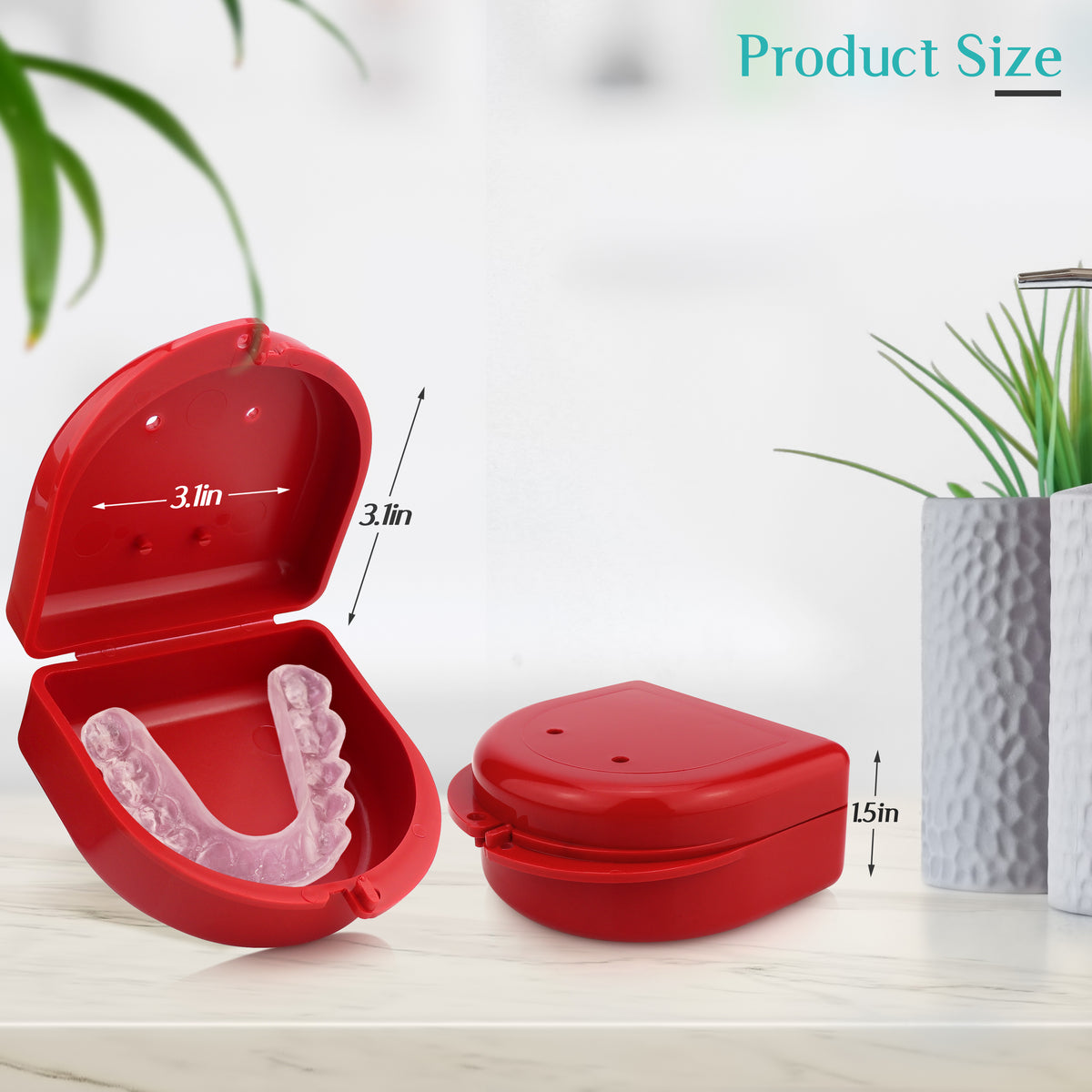 2 Pack: Ferrari Red Retainer Case – FreshKnight